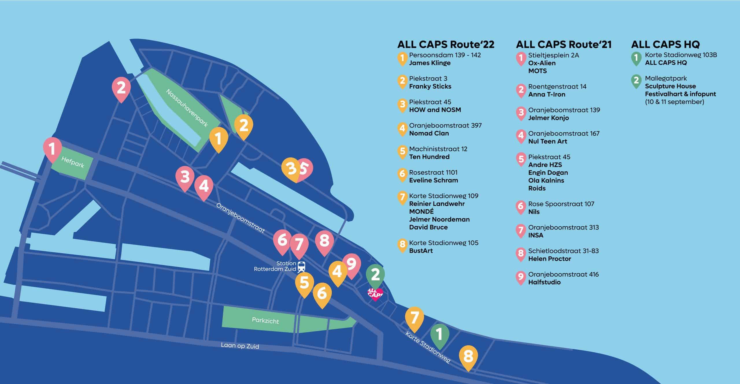 Mural Map - All Caps